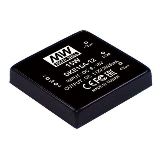 MEAN WELL DKE15A-24 DC to DC Converter 15W ±24V 313mA Module type ...