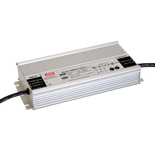 MEAN WELL HLG-480H-48 LED Driver CV 480W 48V 10A IP67 - NO plug | Power ...