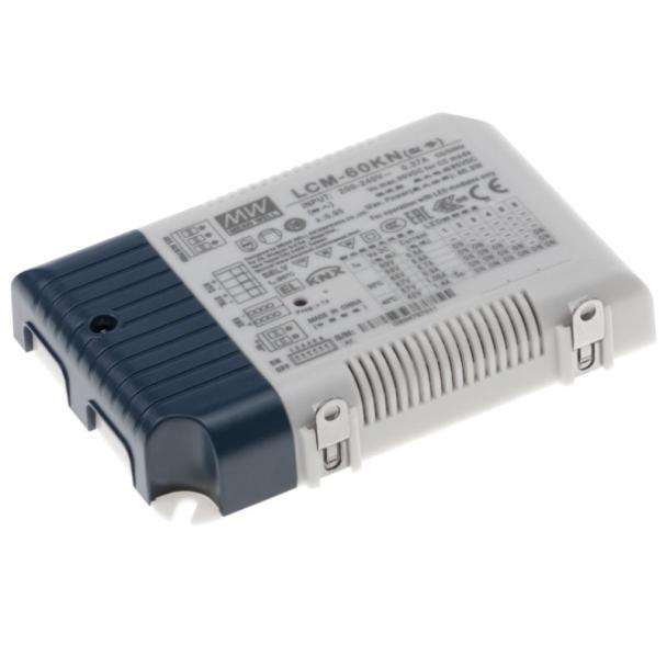 MEAN WELL LCM-60KN LED Driver CC 60W 2-90V 500-1400mA Indoor KNX ...