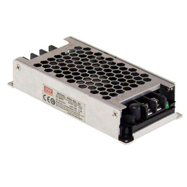 MEAN WELL DDR-60L-12 DC to DC Converter 60W 12V 5A Wide Input 18~75VDC ...