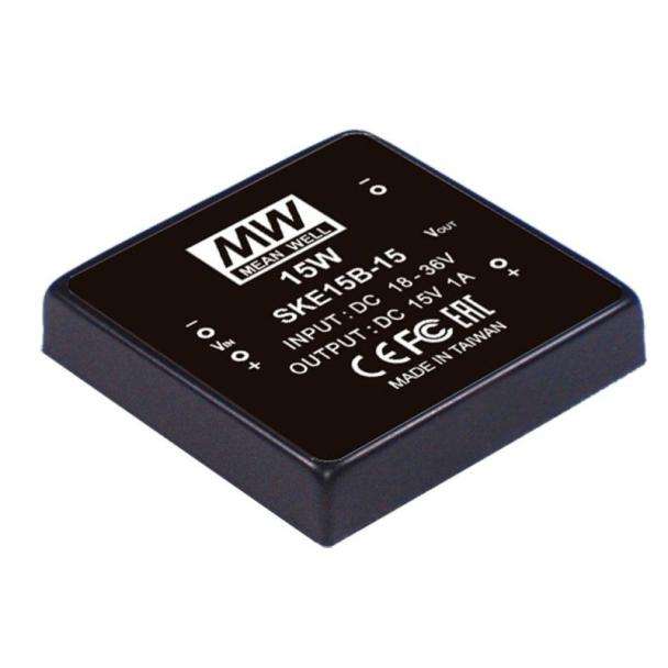 MEAN WELL SKE15C-15 DC to DC Converter 15W 15V 1000mA Module type ...