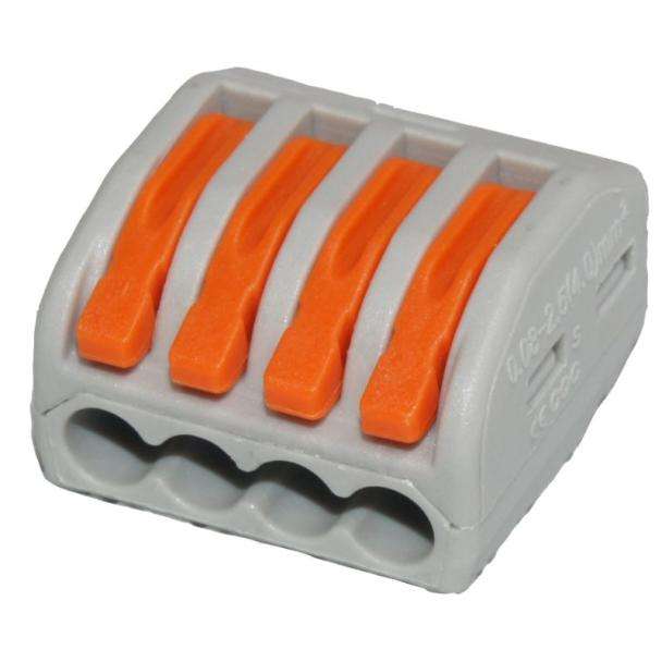 Power Source C-4-PST Connector 4 Way 32A Parallel Spring Terminal ...