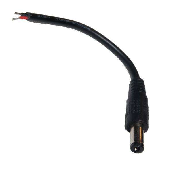 POWER SOURCE PLDC-P1JP-FL-100 DC Power Lead Adapter 2.1/5.5mm Plug ...