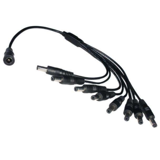 POWER SOURCE PLDC-P1JS-8P1JP-300 DC Power Lead Splitter 2.1/5.5mm ...