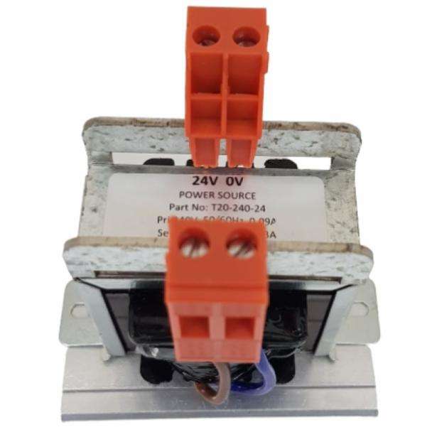 POWER SOURCE T20-240-24 AC Transformer 20VA 240VAC-24VAC 0.83A with DIN ...