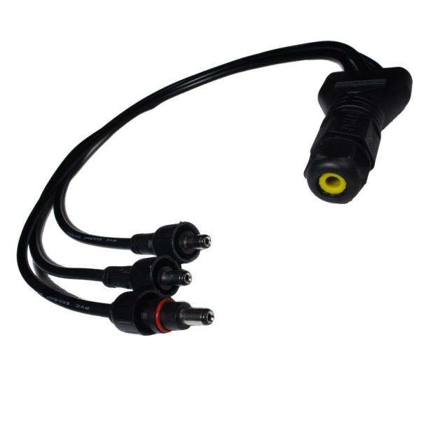 Power Source WSC14-3P1J Splitter cable 500mm IP67 connector to 3 x P1J ...